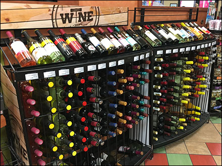 Sheetz Grab-And-Go Wine Rack Merchandising – Fixtures Close Up