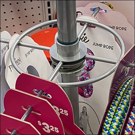 Flair Jump-Rope Spinner Hook Array – Fixtures Close Up