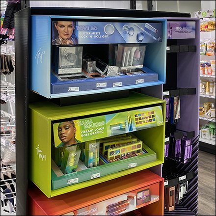 Maybelline Cosmetics Corrugated Display Sell-Out – Fixtures Close Up