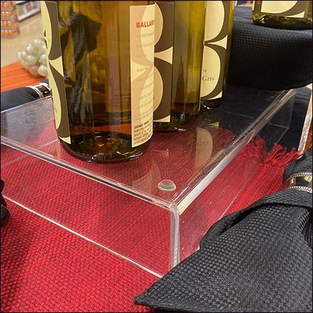 Eve's Drop Wine Bottle Tiers – Fixtures Close Up