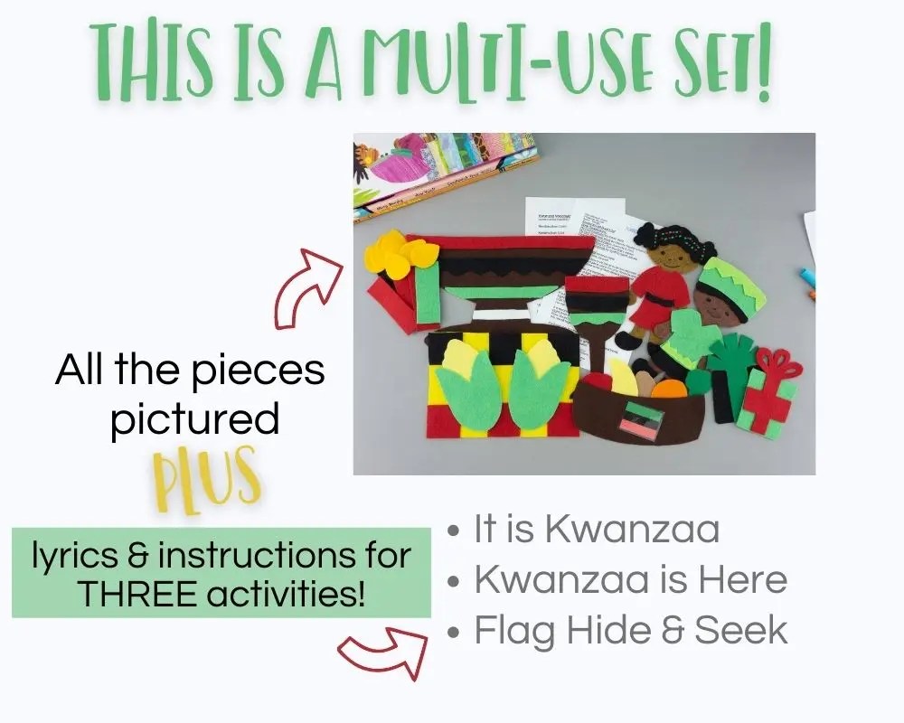 Kwanzaa Felt Board Set - Kwanzaa Felt Board Set