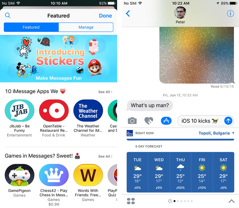 iMessage App Store บน iOS 10 มาพร้อมสติ๊กเกอร์ Super Mario เกมส์และแอพฯ | techfeedthai