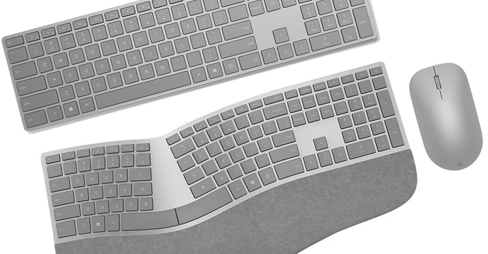 Microsoft เปิดตัว Surface Mouse, Keyboard และ Ergonomic Keyboard รุ่น ...