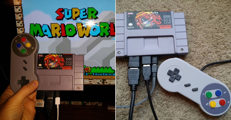 นักดัดแปลงสร้าง Super NES Classic Edition ด้วยตัวเอง จากตลับเกม SNES ...