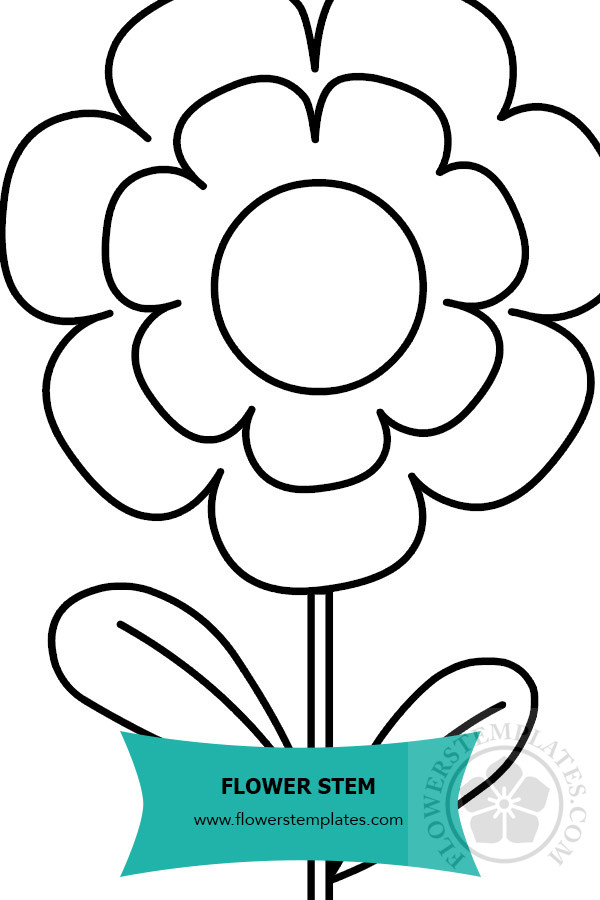 Spring Flower stem - Flowers Templates