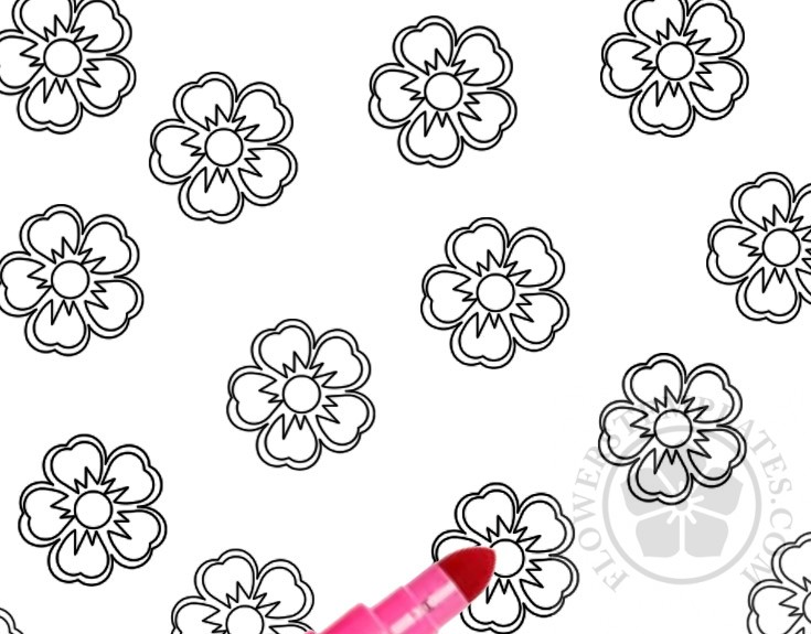 Flower pattern - Flowers Templates