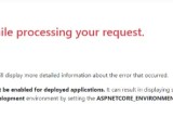 6 Methods An Error Occurred While Processing Your Request Reference