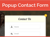 How To Create Pop Up Contact Form Using Javascript Formget