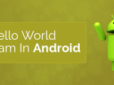 Android Hello World Program Example Using Eclipse Formget