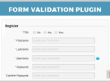 4 Jquery Validation Plugins Free And Paid 2022 Formget