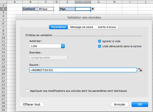 Comment créer des menus déroulants à plusieurs niveaux sur Excel ...