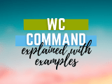 Linux Wc Command With Examples Foss Linux