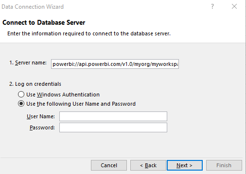 How To Connect To Your Power Bi Premium Datasets Using Excel With The Xmla End Points
