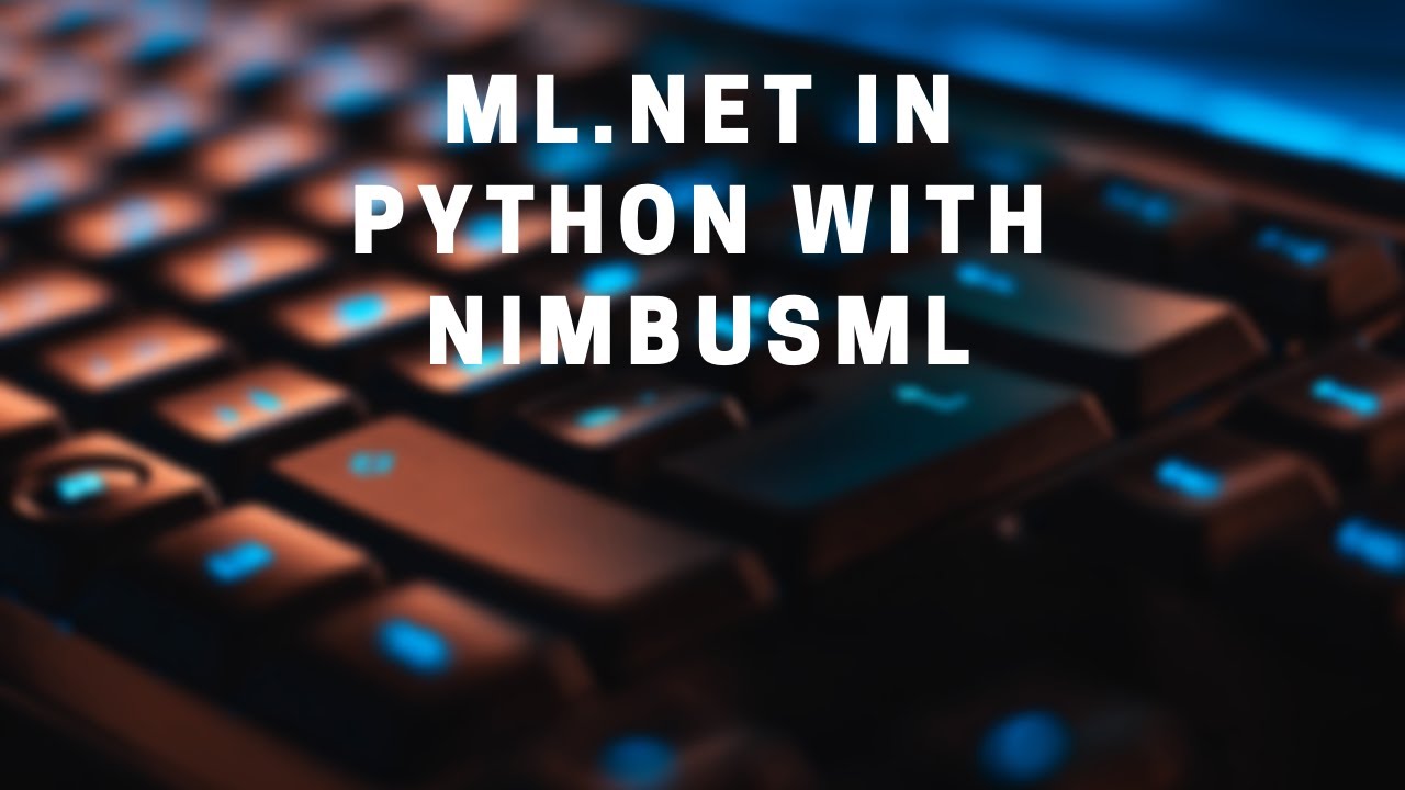 Use ML.NET in Python to Create a Linear Regression Model with NimbusML – Frank's World of Data ...