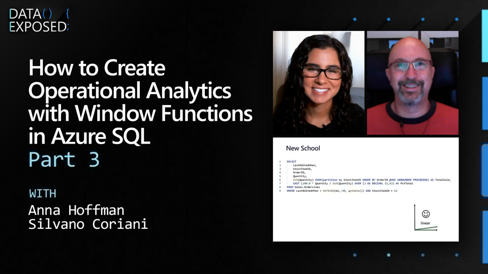 How to Create Operational Analytics with Window Functions in Azure SQL ...