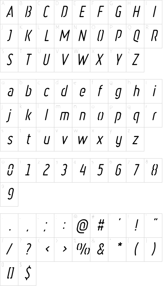 Free font Ruler Stencil preview | Free Fonts Pro