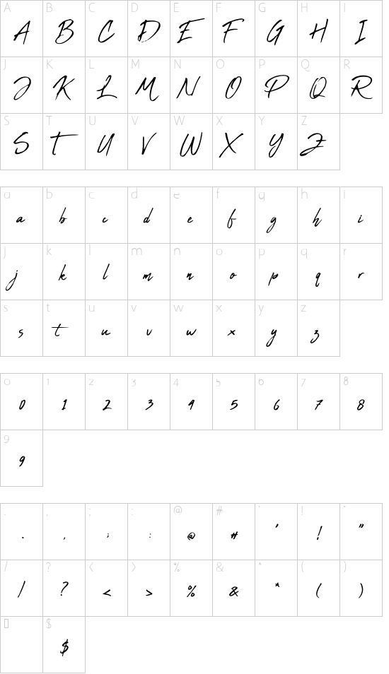 Free font Abuget preview | Free Fonts Pro