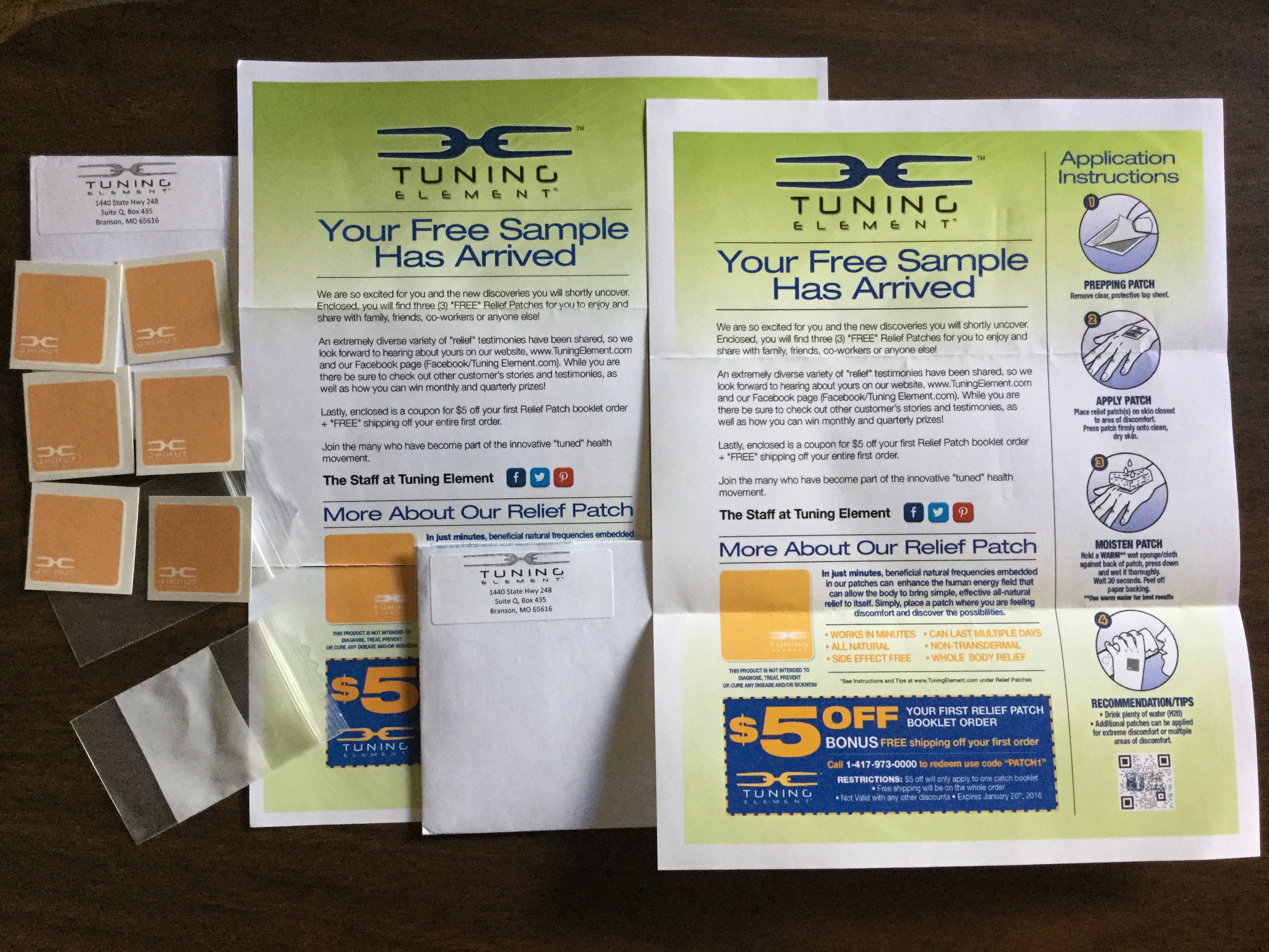 Free Tuning Element 🏋🏻 for our Relief Patch