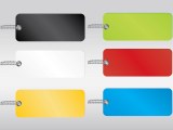 Colored Vector Tags Vector Art Graphics Freevector