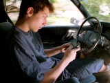 Texting While Driving The Friedman Archives Stock Photo Images By