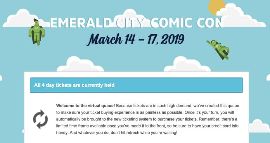 Fast Sellout for ECCC 2019 4 Day Badges