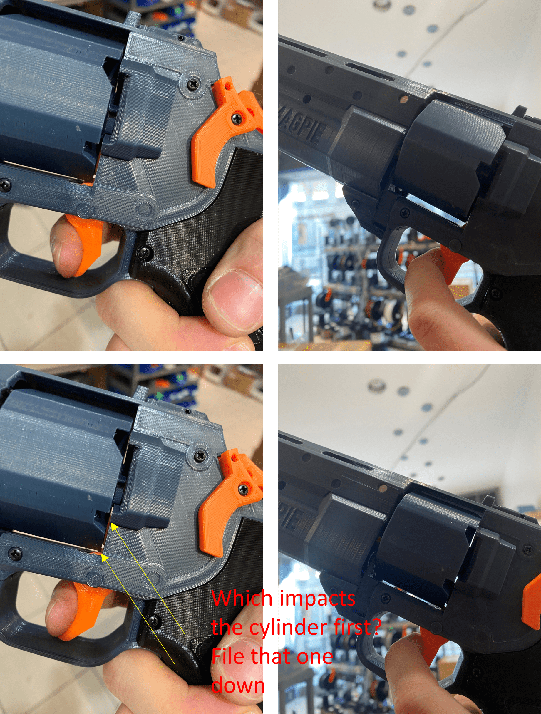 So, you want to build a Magpie Nerf Revolver… – Frontline Foam