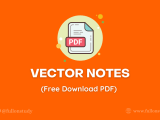 Vector Notes Pdf Handwritten Notes Free Download