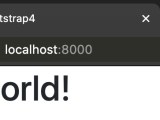 Quickly Use Bootstrap 4 In A Django Template With A Cdn Full Stack Python
