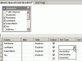 Microsoft Visual Basic Databases Sorting Records