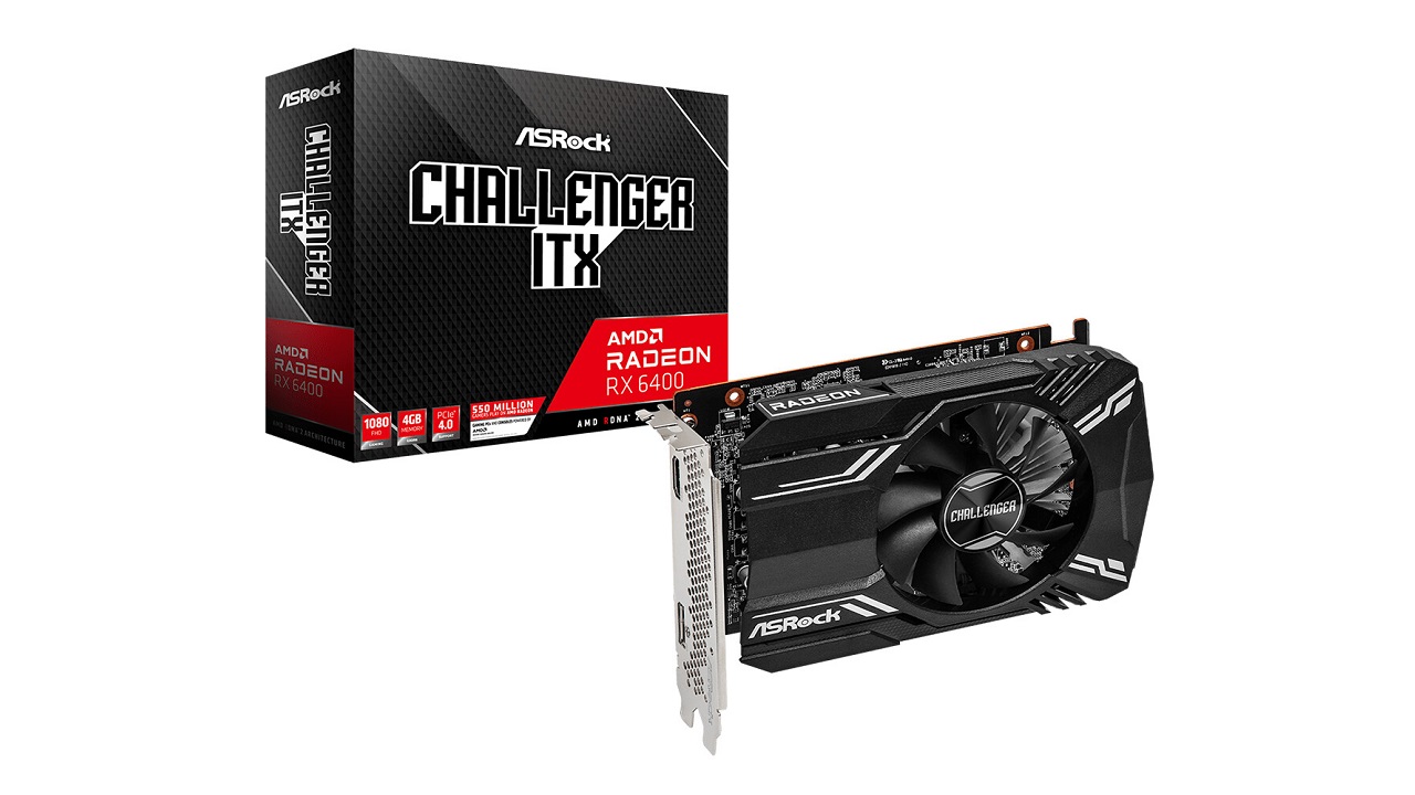 ASRock Launches the Radeon RX 6400 Challenger ITX Graphics Card - Funky Kit