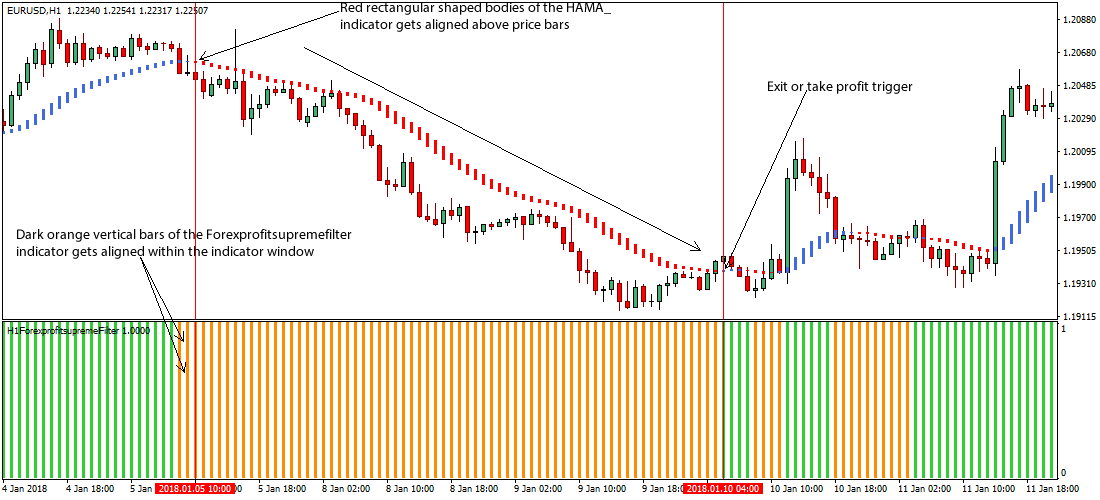 Profit HAMA Filter Forex Trading Strategy