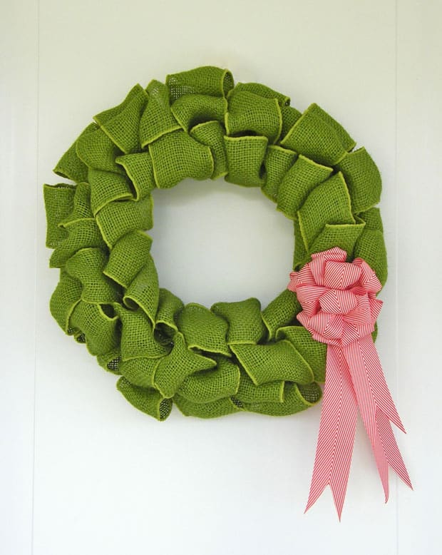 Wool Sock Christmas Wreath | Fynes Designs
