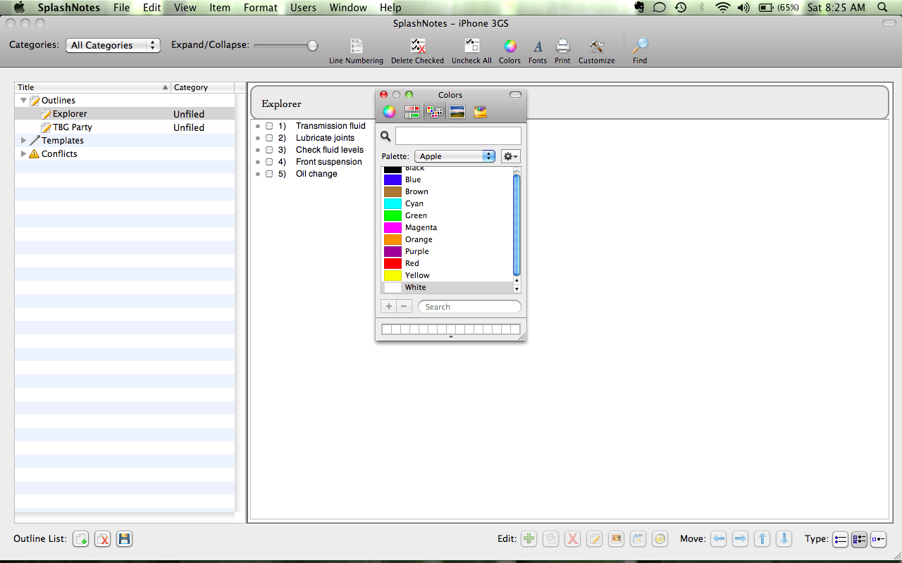 SplashNotes for iPhone and Desktop Review | GearDiary