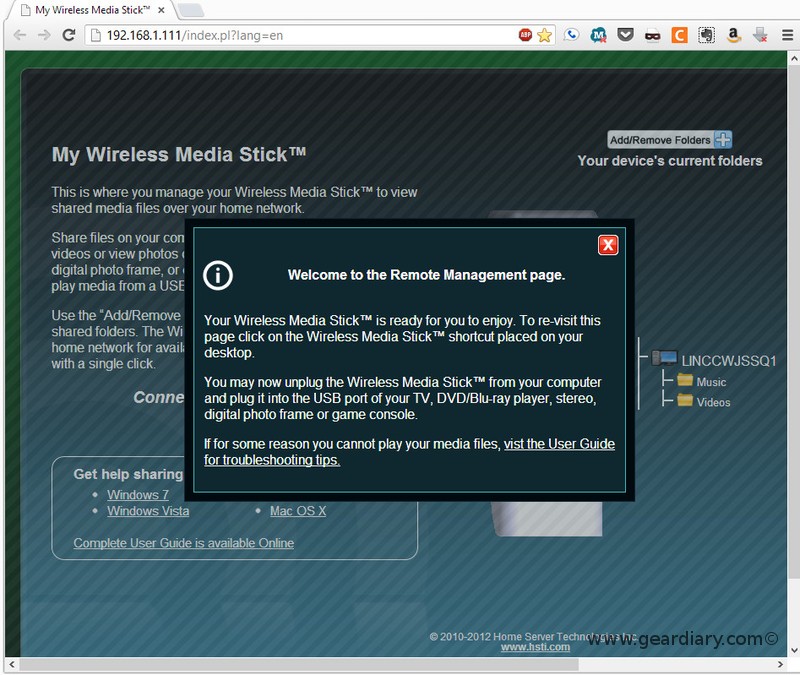 HSTI Wireless Media Stick Review | GearDiary