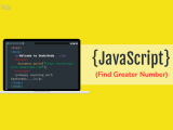 How To Find A Maximum Of Two Numbers In Javascript