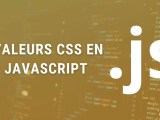 Comment Obtenir Les Valeurs Css En Javascript Gekkode