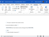 Create Content Controls In Word Files In C And Vb Net
