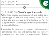 Tree Canopy Preservation Legislation General Code
