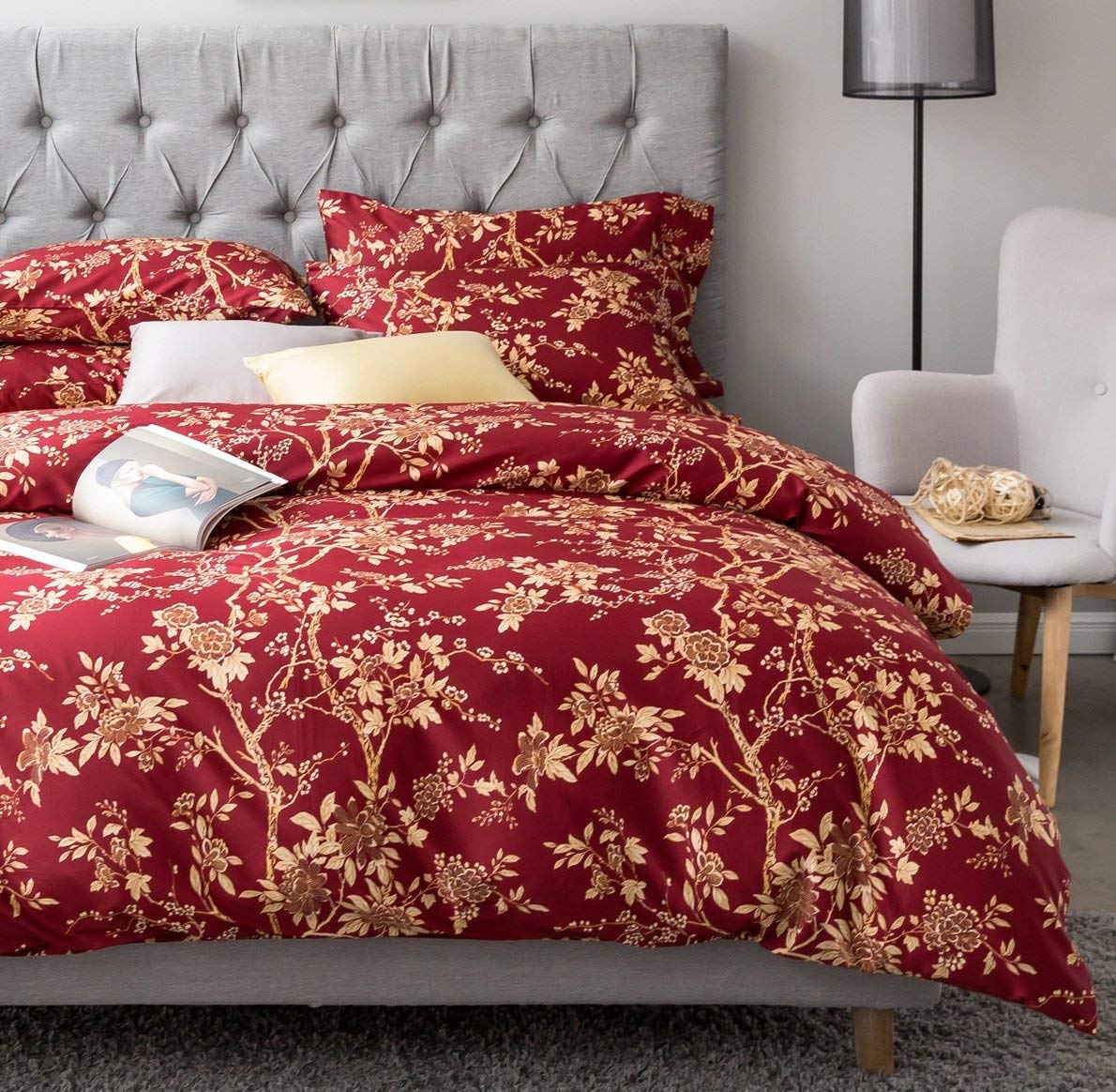 Red Patterned Duvet Covers