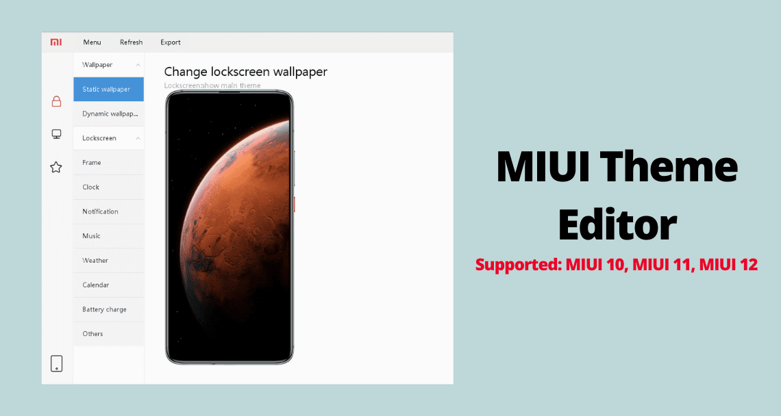 MIUI Theme Editor 21.8.16 Software For Windows & macOS
