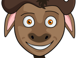 Gnu Smiling By Las Gnu Project Free Software Foundation