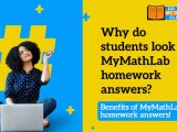 Learn Why Students Look For Mymathlab Homework Answers