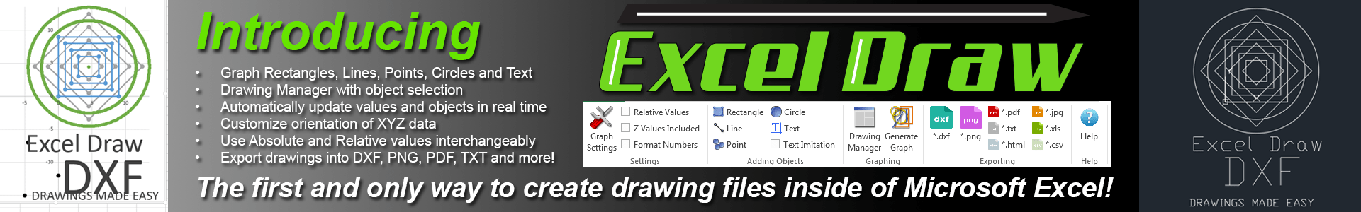 Excel Draw Banner | Gray Technical, LLC