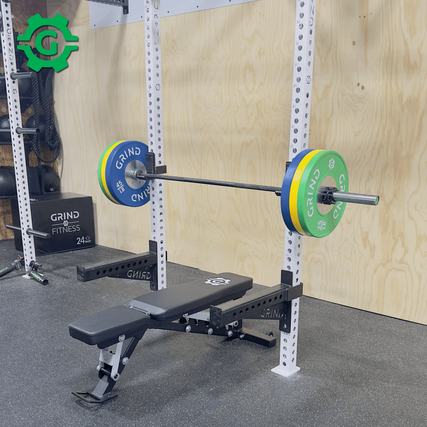 Jason's 6 Position Incline Bench Gym Package - GRIND FITNESS