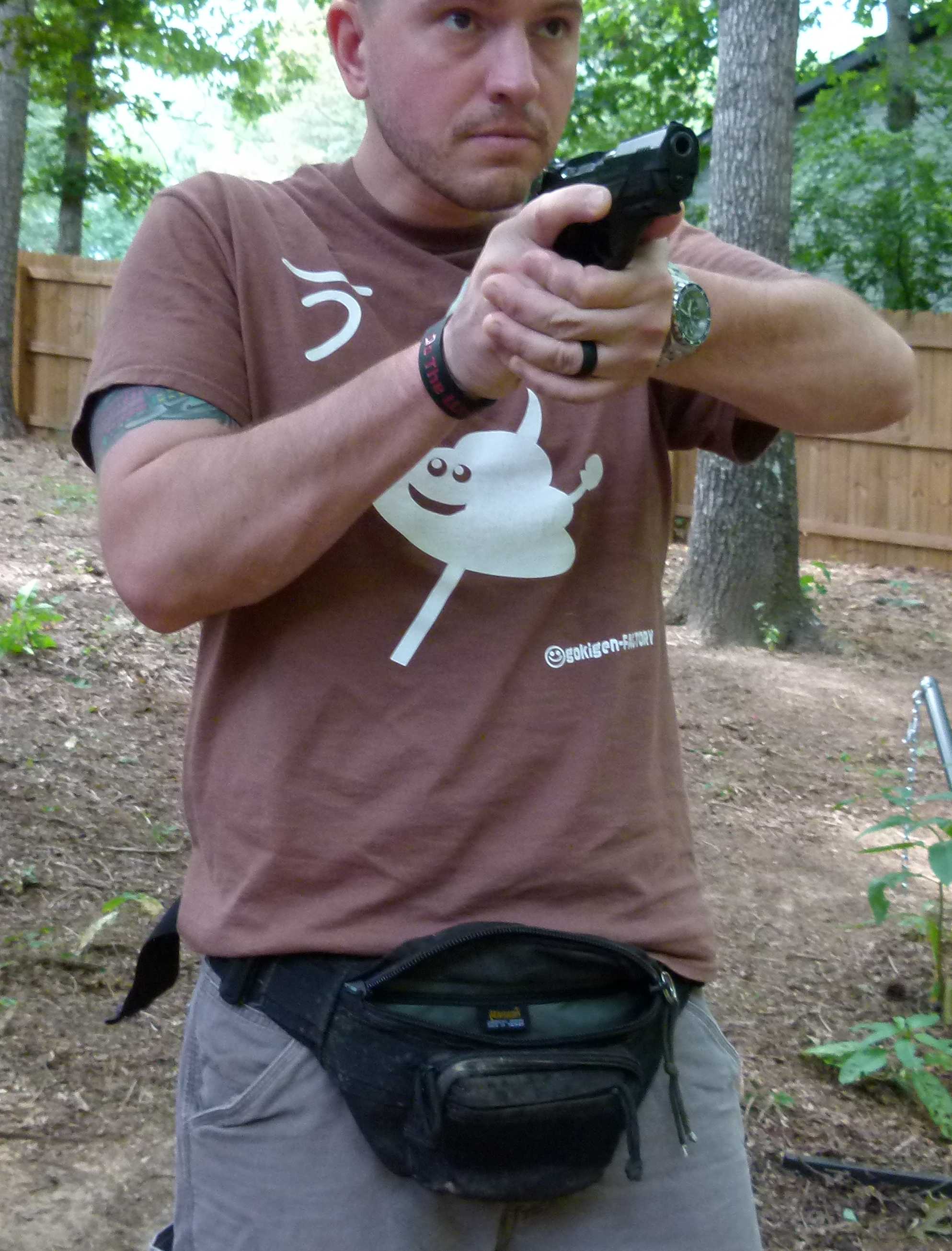 Technique: Draw from a fanny pack – Growing up Guns