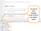 Solved Python Calendar Python 3 Autocomplete Ready O C Import