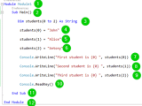 Vb Net Arrays String Dynamic With Examples