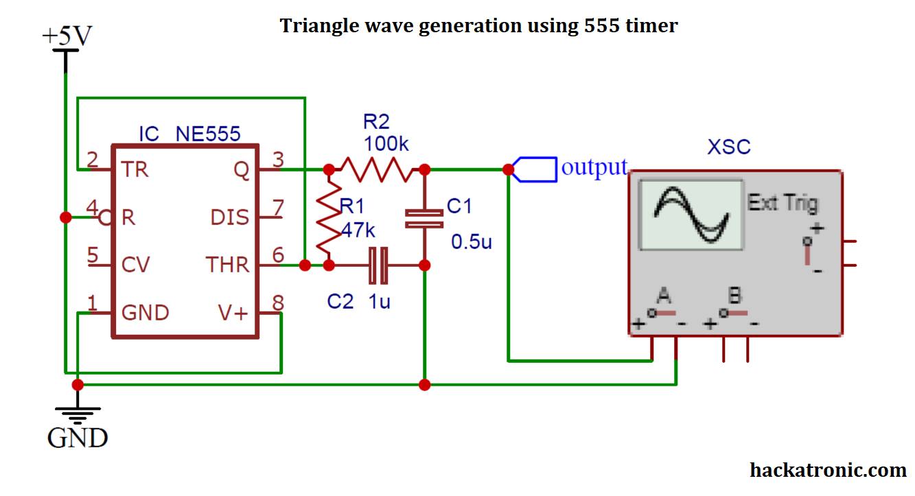 Square Wave Generator Circuit Diagram