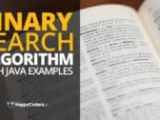 Binary Search Java Code Examples