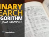 Binary Search Java Code Examples